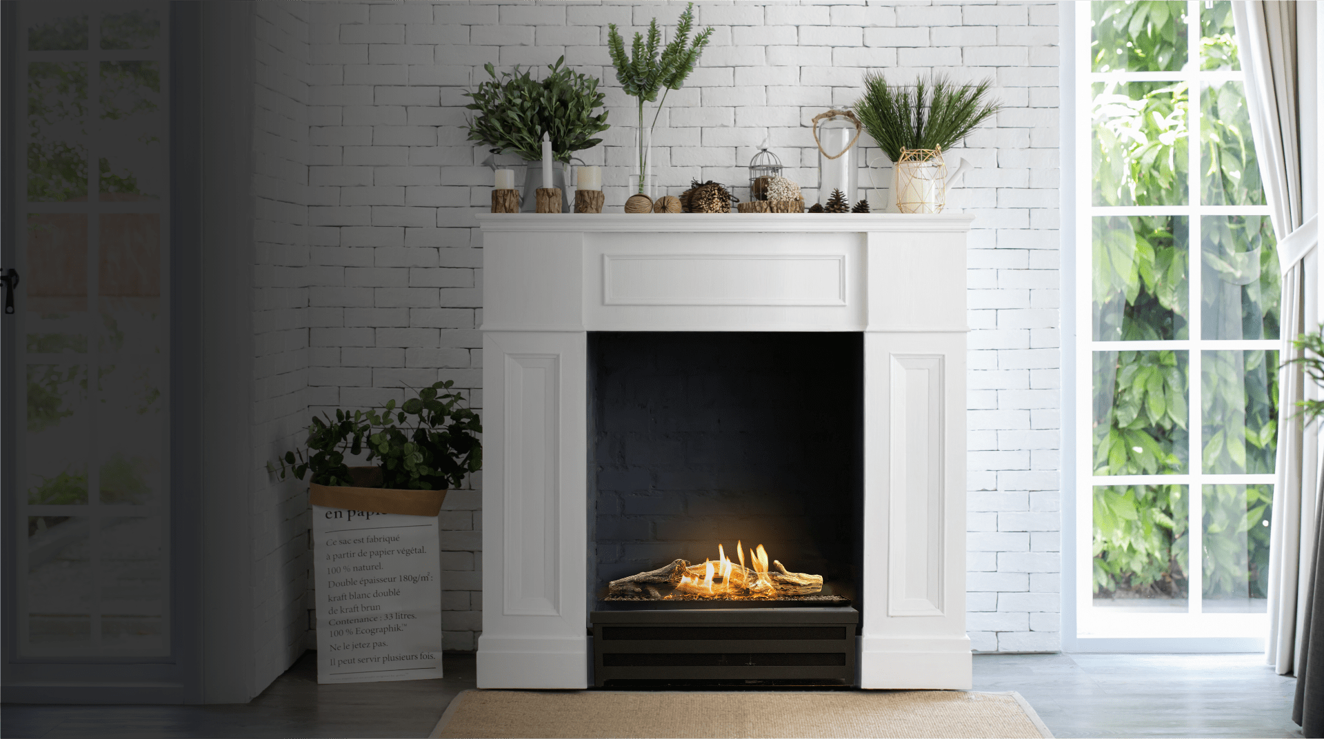 BASKET FIRE LOGS - Bio Ethanol Fire Basket | Planikafires